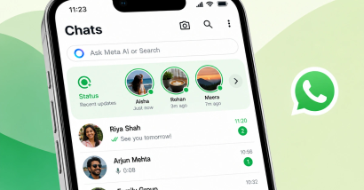 WhatsApp brings Status updates to the top of Chats